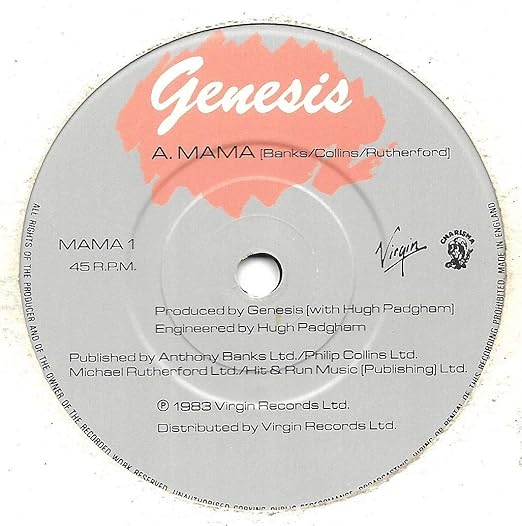 GENESIS Mama UK 7" 45: Amazon.co.uk: CDs & Vinyl