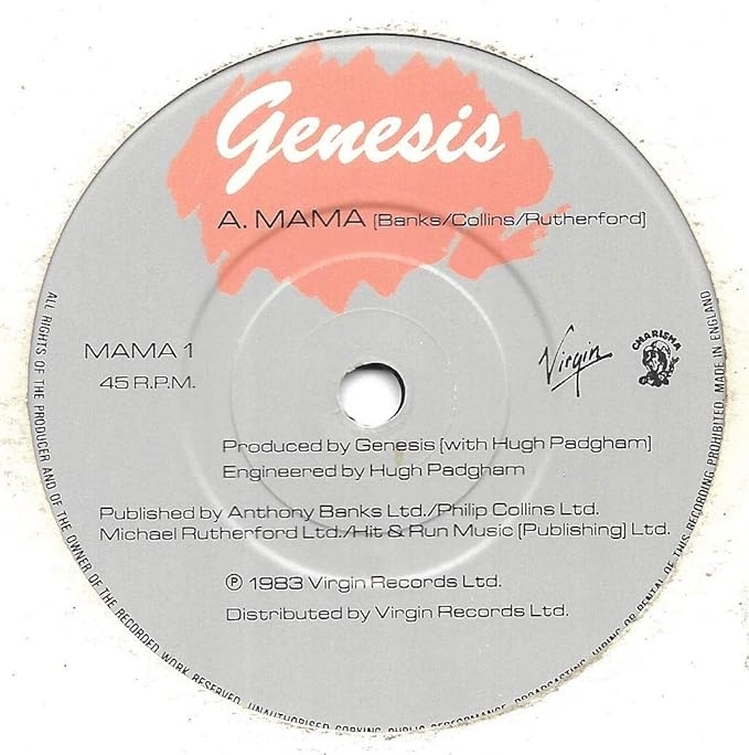 GENESIS Mama UK 7" 45: Amazon.co.uk: CDs & Vinyl