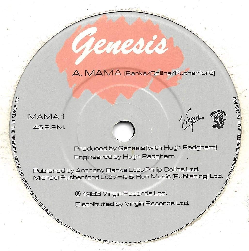 GENESIS Mama UK 7" 45: Amazon.de: Musik-CDs & Vinyl