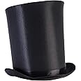 Amazon.com: Rubies Adult Extra Tall Top Hat, Black, One Size : Clothing ...