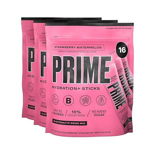 PRIME HYDRATION+ Sticks STRAWBERRY WATERMELON | Hydration Powder Single ...
