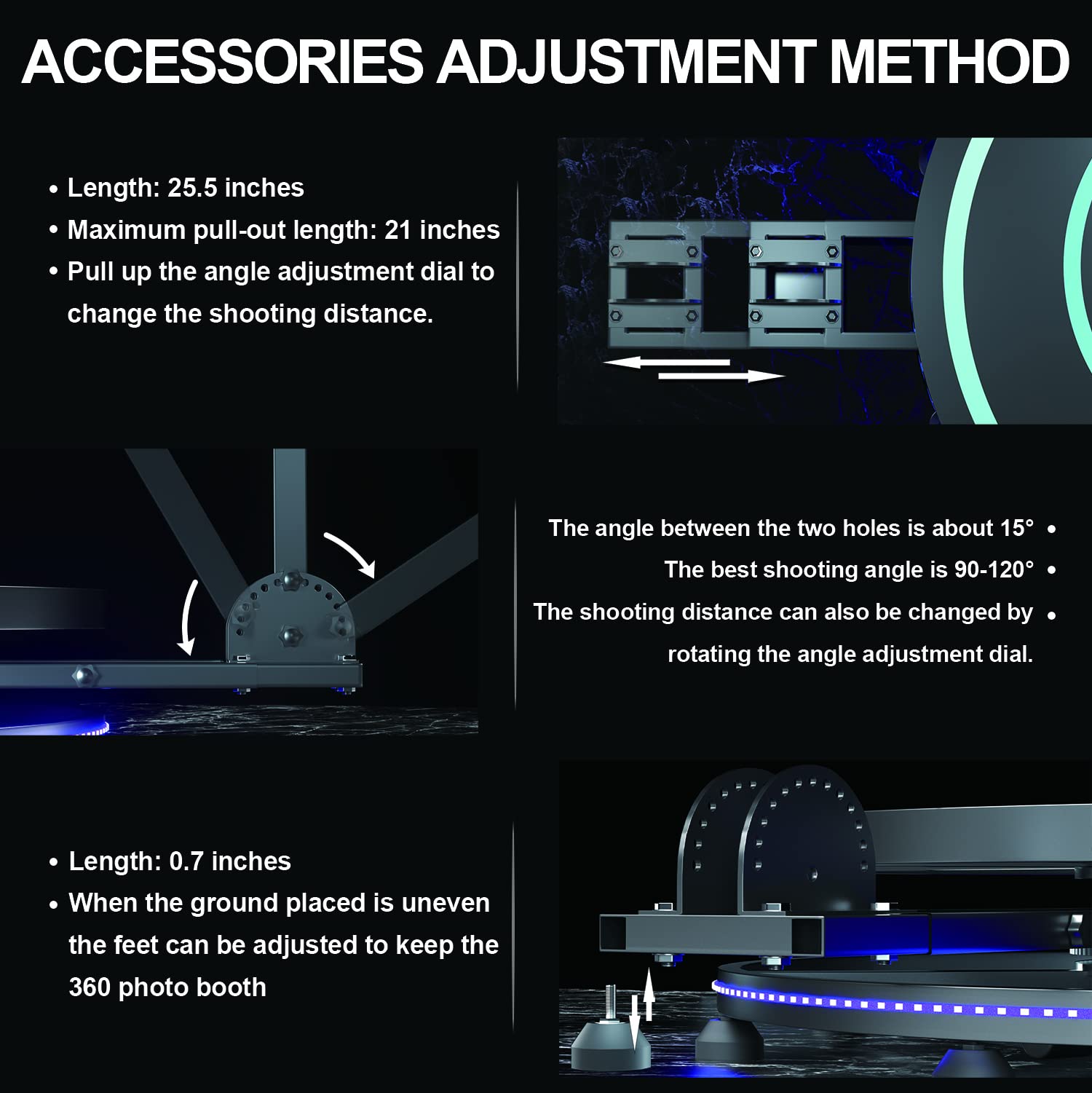 Mua OLYLO 360 Photo Booth Machine 100cm with Software for Parties with ...