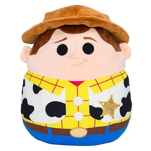 Squishmallows Disney and Pixar 14-Inch Woody Plush - Large Ultrasoft ...