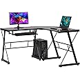 Amazon.com: FDW Computer Desk Gaming L Shaped Corner Writing for Small ...