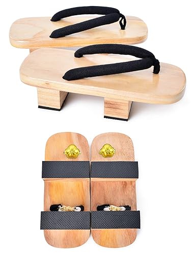 Japanese Wooden Clogs 3d Brown Japanese Wooden Shoes Isolated Stock