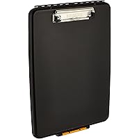 Amazon.com: Dexas Slimcase Storage Clipboard, Black : Office Products