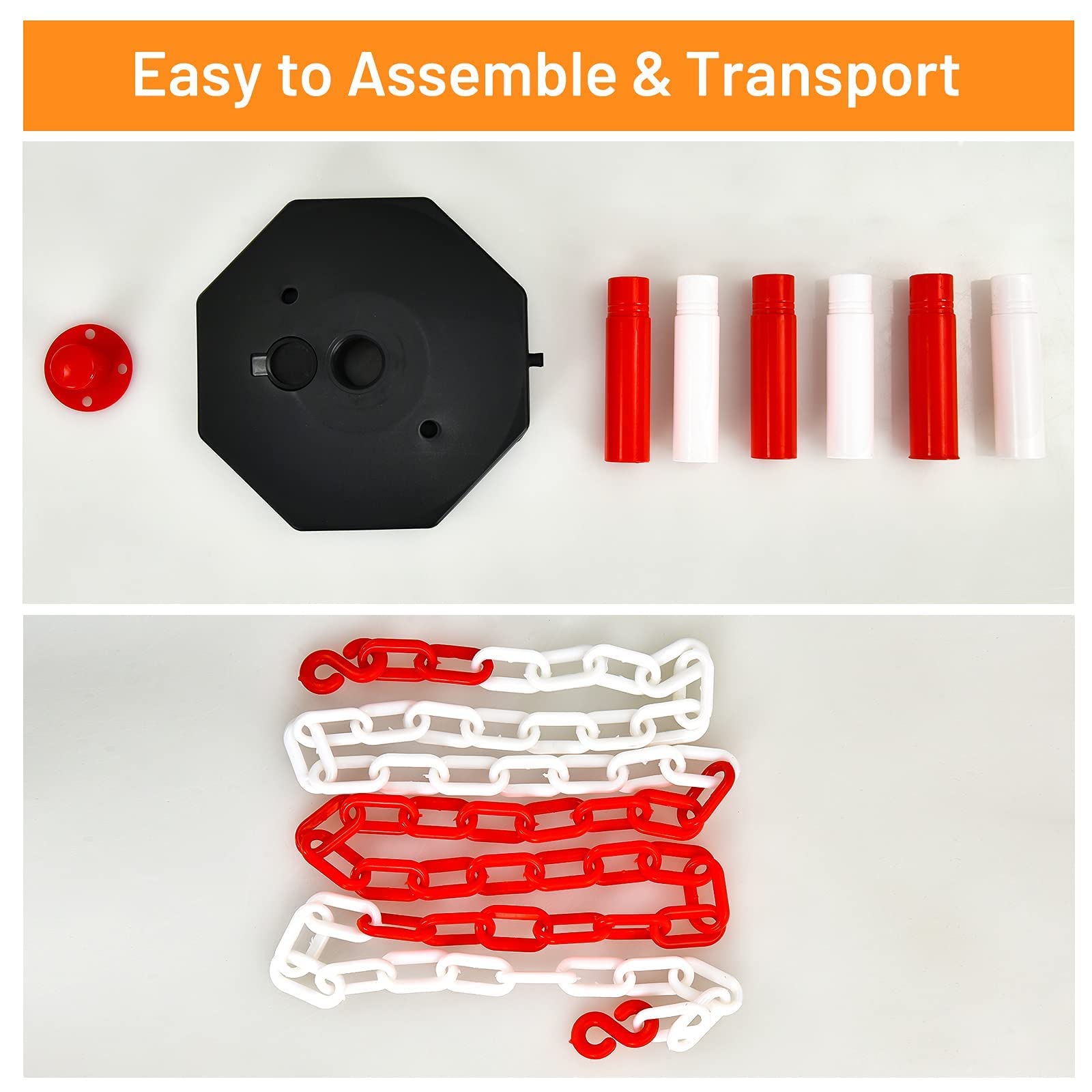 Mua Goplus 4 Pack Delineator Post Cone with Fillable Base, Traffic ...