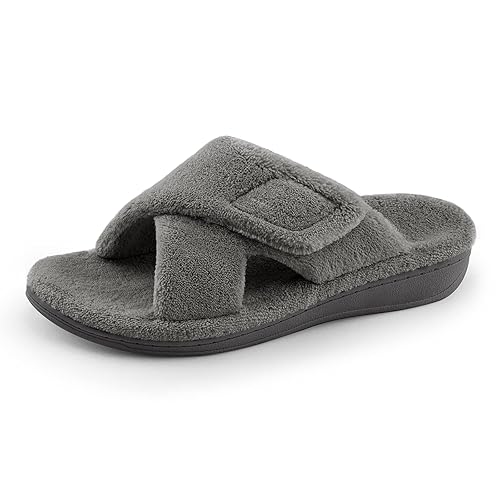 Buy BCSTUDIO Orthotic House Slippers with Arch Support for Women Fuzzy ...