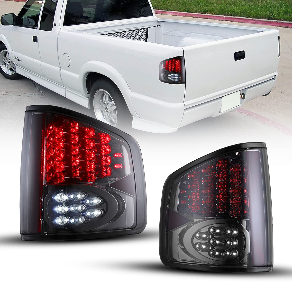 Nixon Offroad Tail Lights for Chevrolet Chevy S10 1994-2004 / GMC ...