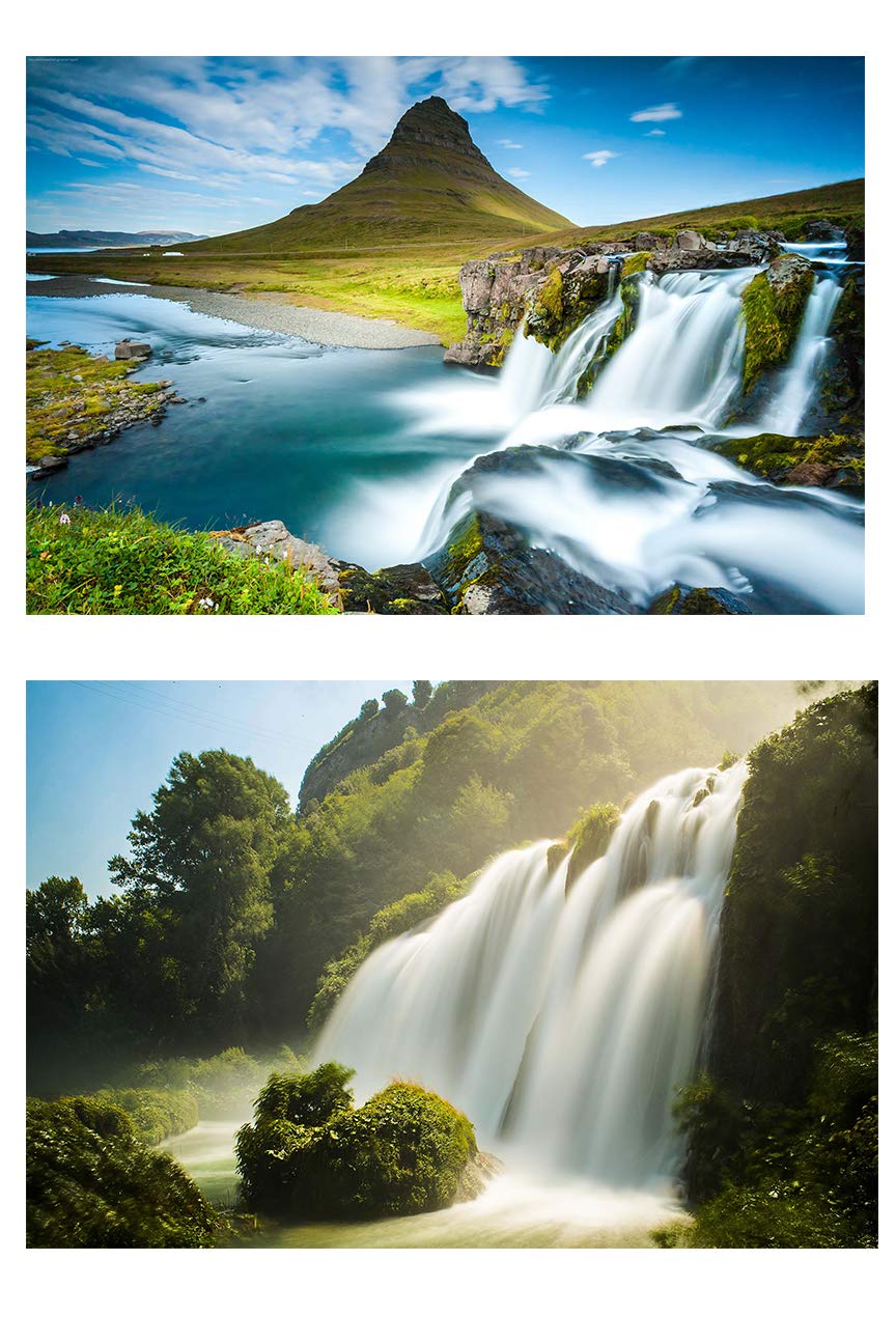 Go Green Tale Wonderful Waterfall Poster|Nature Poster Combo|Decorative ...