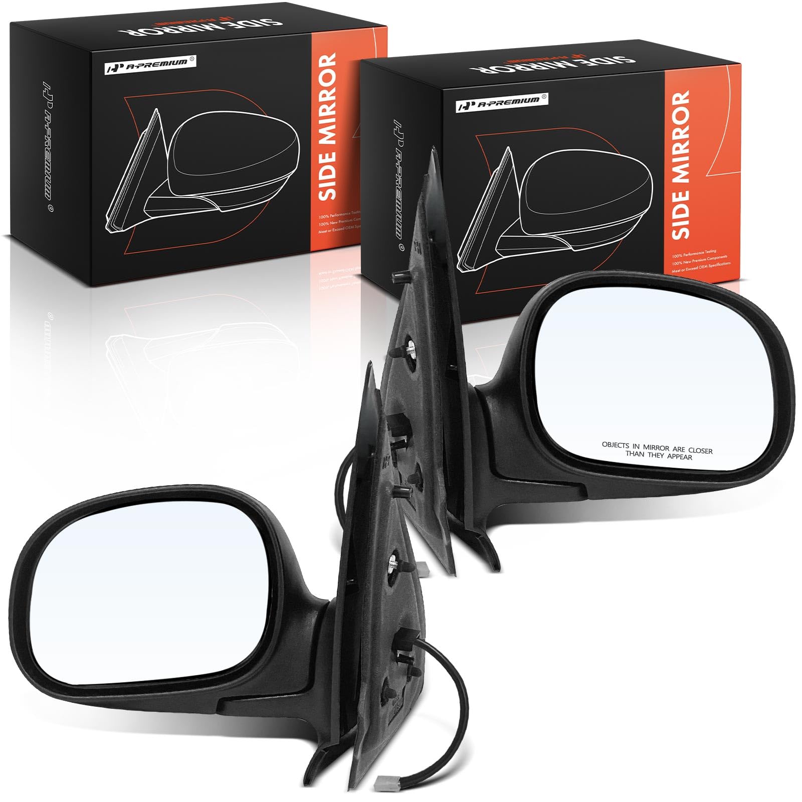 A-Premium Pair (2) Driver and Passenger Side Power Door Mirror ...