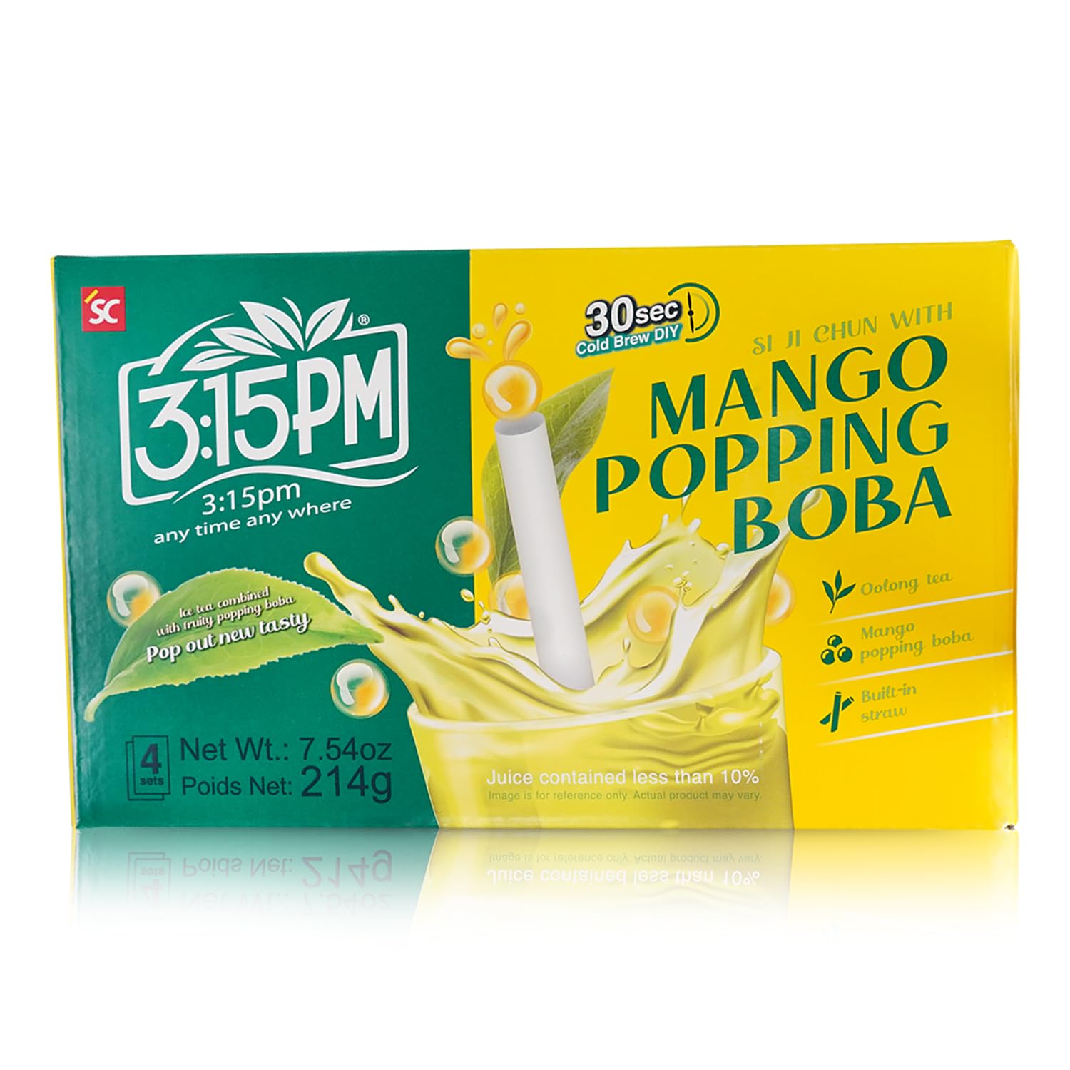 Mua 3:15PM - Mango Popping Boba Tea | Boba Tea Kit | Bubble Tea ...