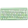 Amazon.com: UBOTIE Portable Bluetooth Colorful Computer Keyboards ...