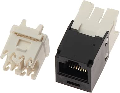 Panduit Mini-Com TX6 Plus Giga-Channel Cat6 Jack, Black CJ688TGBL ...