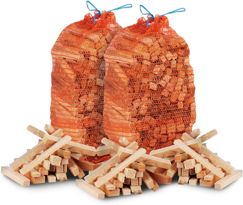 6kg of The Chemical Hut Netted Natural Wooden Kindling Wood Sticks, for ...