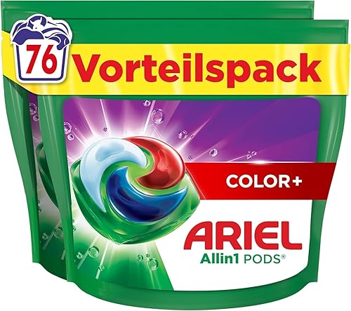 Ariel All-in-1 detergent, liquid detergent capsules 76 washing machines ...