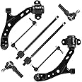 Amazon.com: Front Lower Control Arms w/Ball Joint + Sway Bars + Tie ...