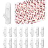 Amazon.com: TAILI Hooks for Hanging,6 Plastic Sticky Hooks and 8 ...