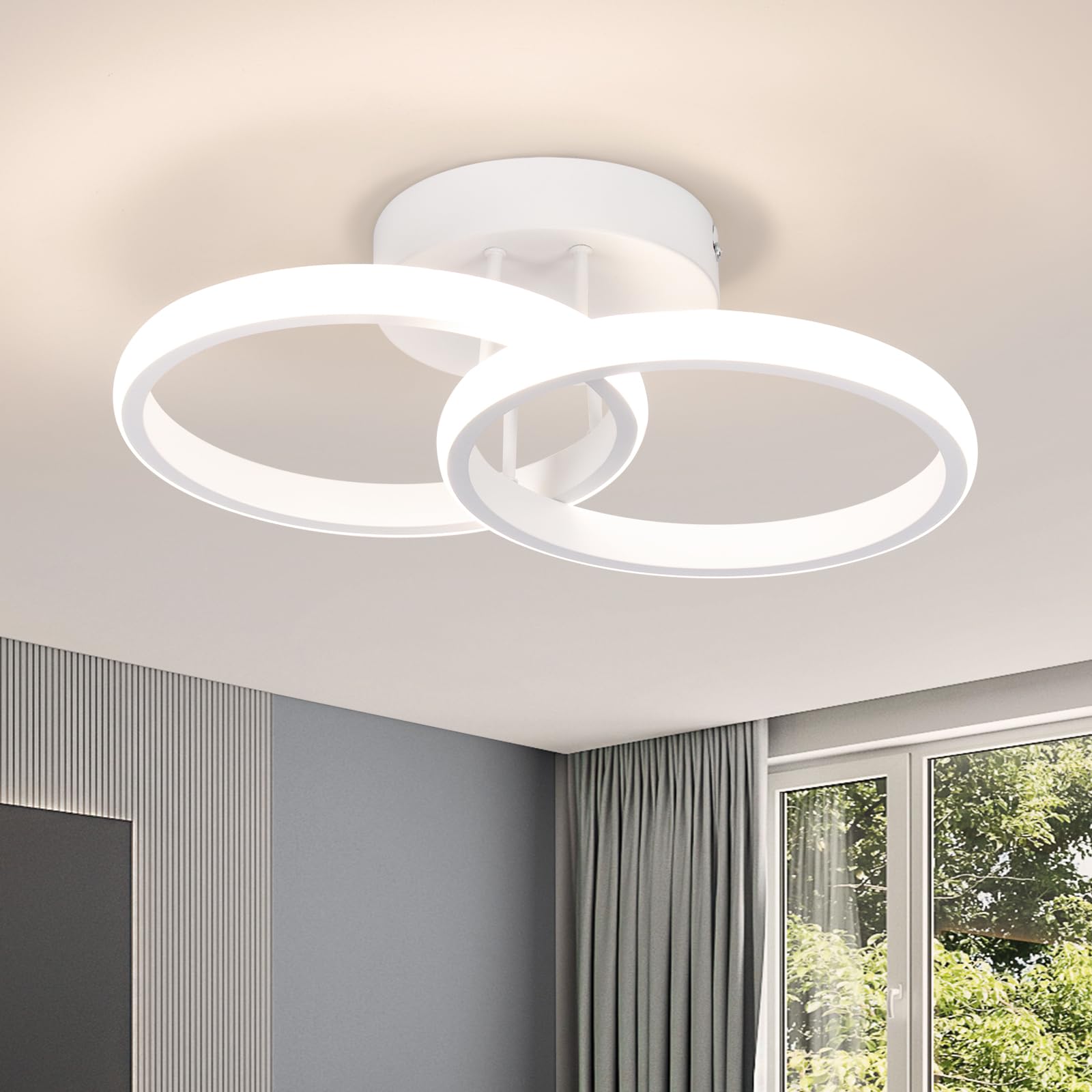 CANEOE Led Hallway Light Fixtures,Round Modern Led Ceiling Light ...