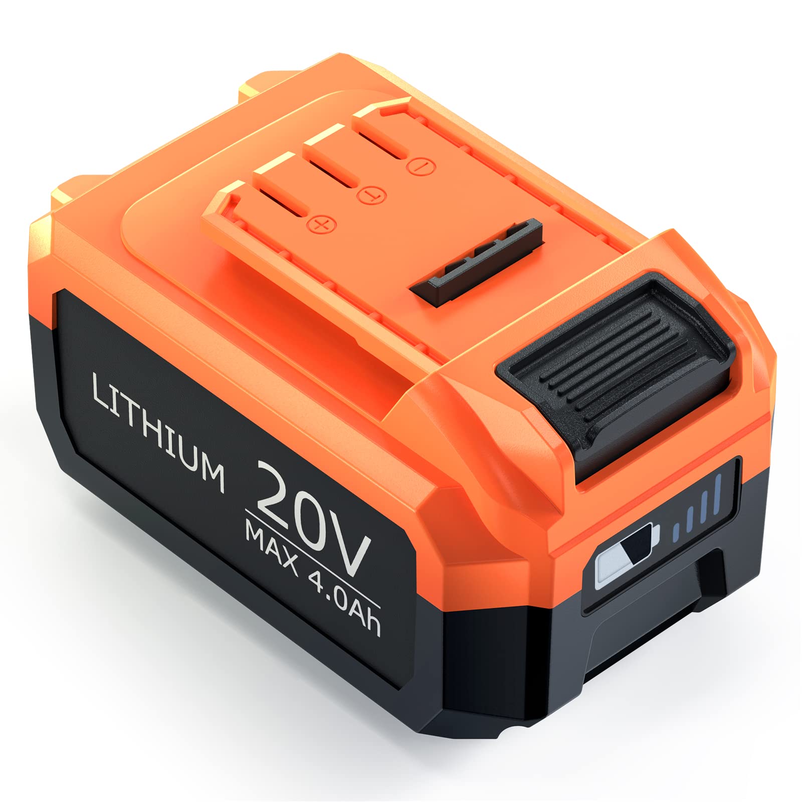 Mua バッテリー 20V 4.0Ah 純正 専用バッテリー 交換用バッテリー 互換 DINSHARE 20V電動工具専用 LED残量表示付き ...