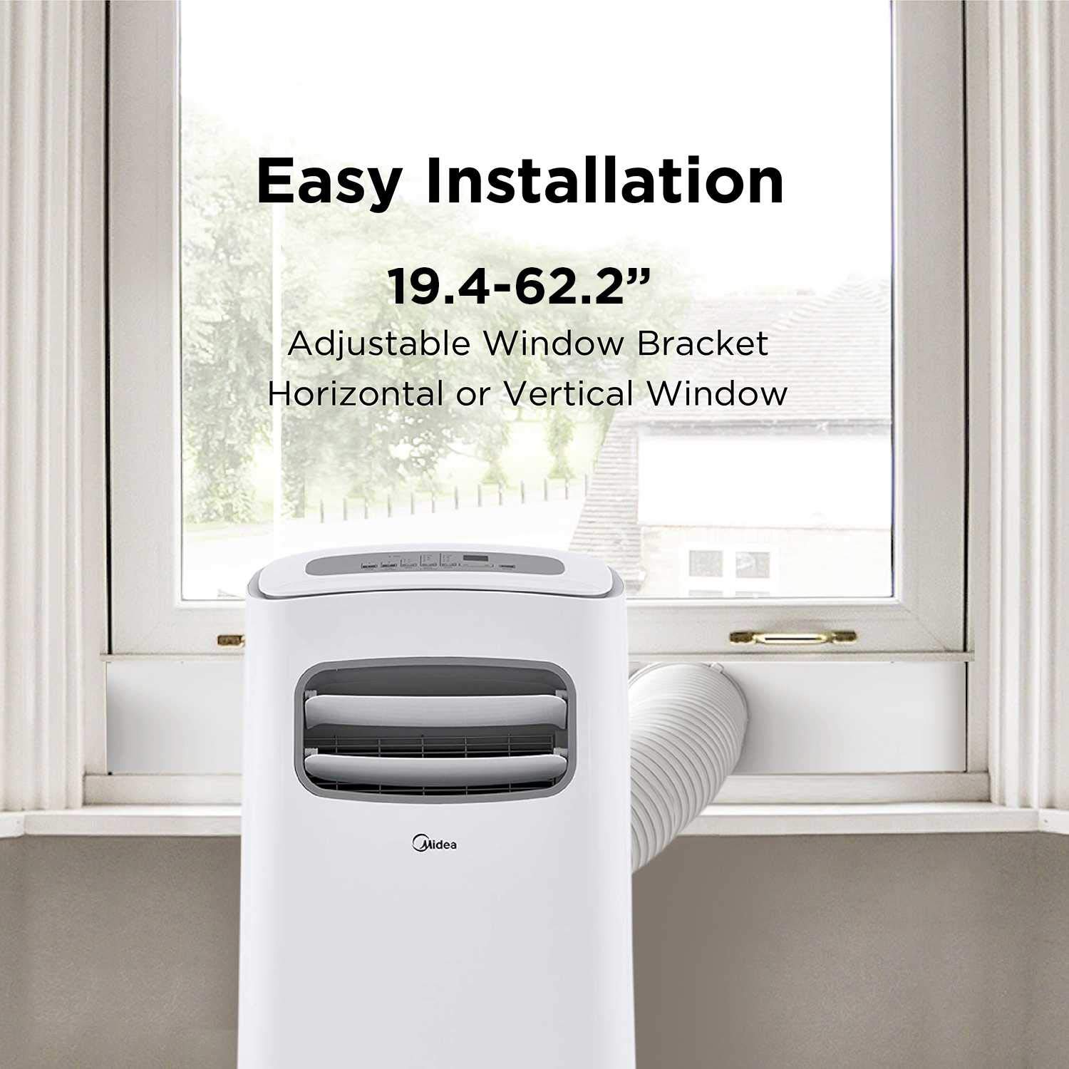 Midea Smart 3-in-1 Portable Air Conditioner, Dehumidifier, Fan for ...