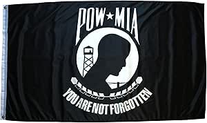 Amazon.com : High Supply 3x5 Prisoner of War Missing in Action Flag 3x5 ...