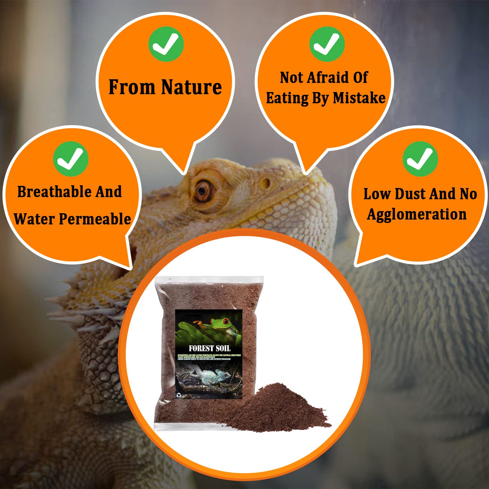 Mua BNOSDM Reptile Soil Substrate Fluffy Small-Strand Reptile Substrate ...