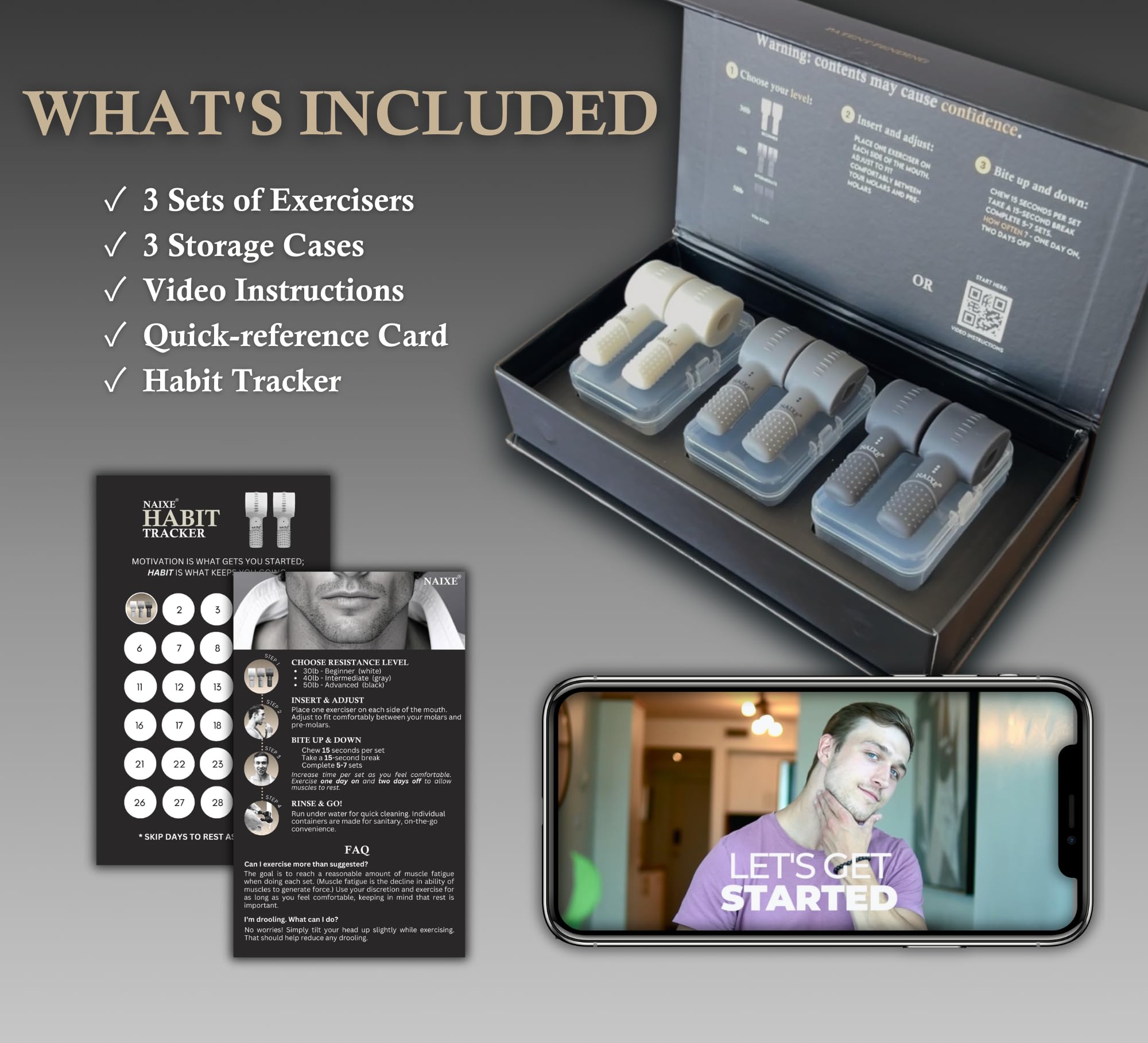 Mua Jawline Shaper, Jaw Exerciser for Men and Women, Jawline Exerciser ...