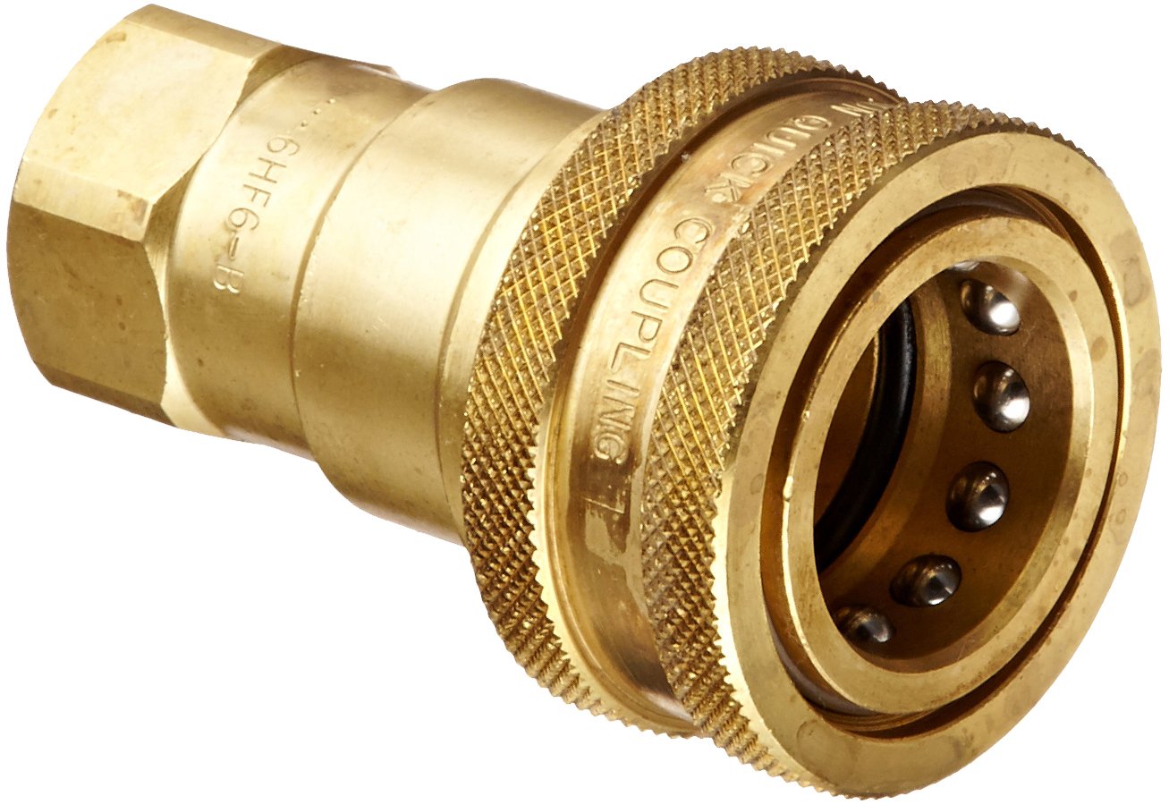 Dixon Valve 6HF6-B Brass ISO-B Interchange Hydraulic Fitting, Coupler ...
