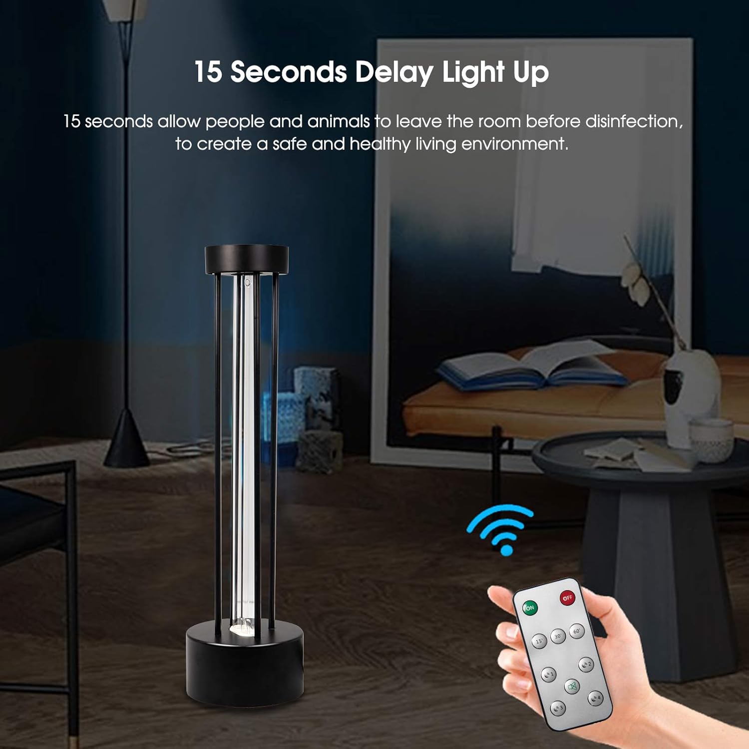 Poptel Smart WiFi UVC Light Sanitizer, 36 Watt UVC Light Disinfection ...