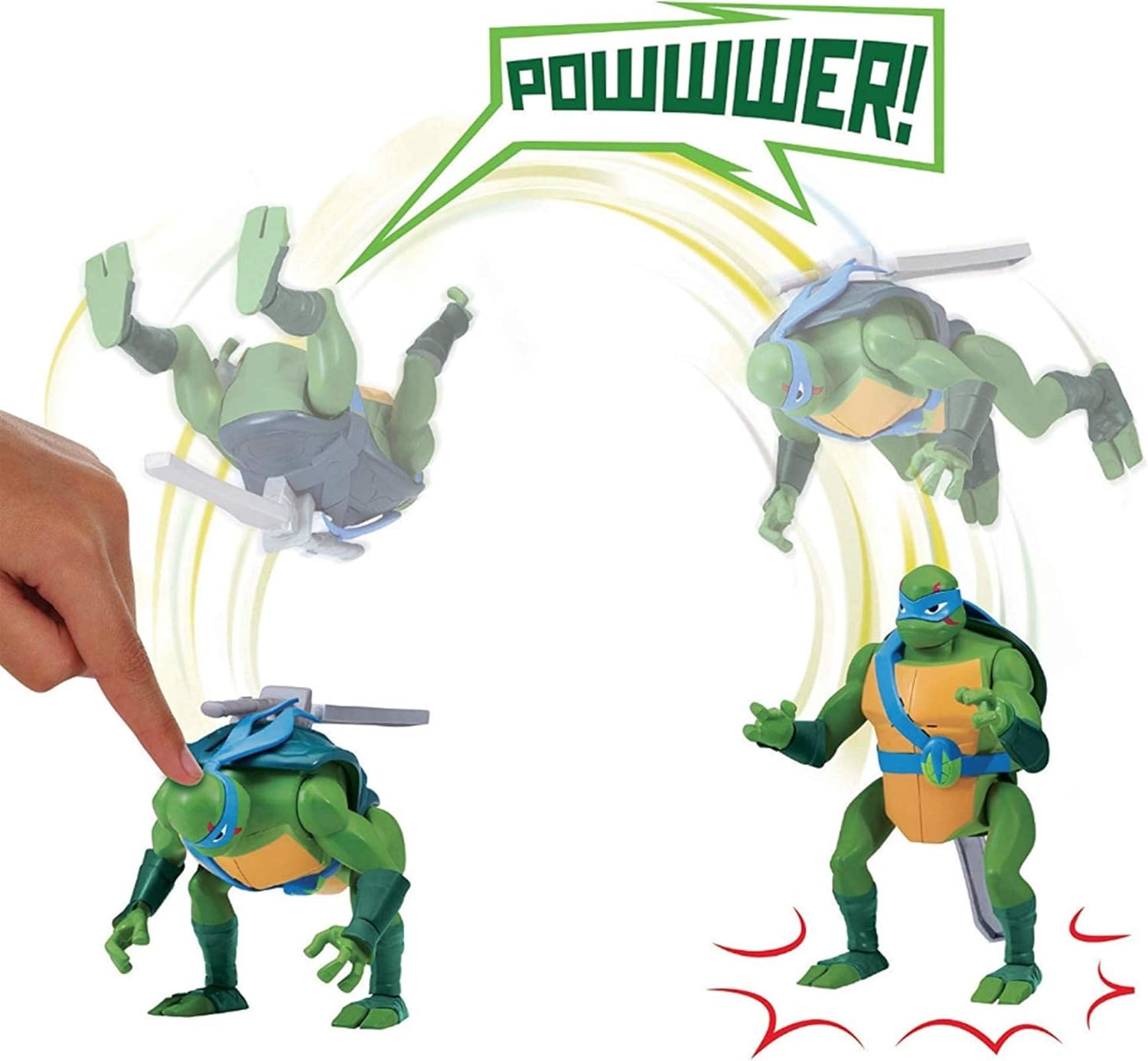 Rise of the Teenage Mutant Ninja Turtles 81401 ROTMNT Deluxe Leonardo ...