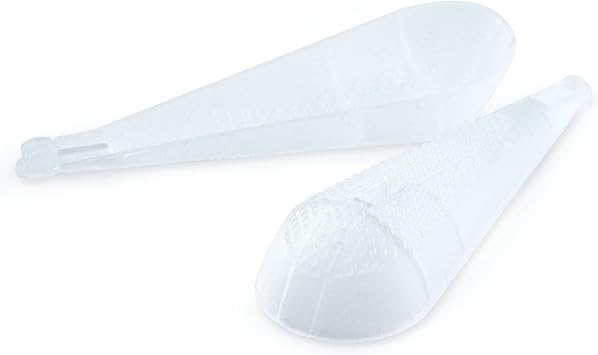 Amazon.com: HANGERWORLD 12 Clear 3.5inch Plastic Shoulder Support ...