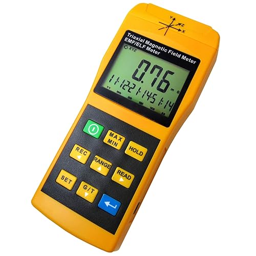 3-Axis Gauss EMF ELF Meter Detector, Electromagnetic Field Radiation ...