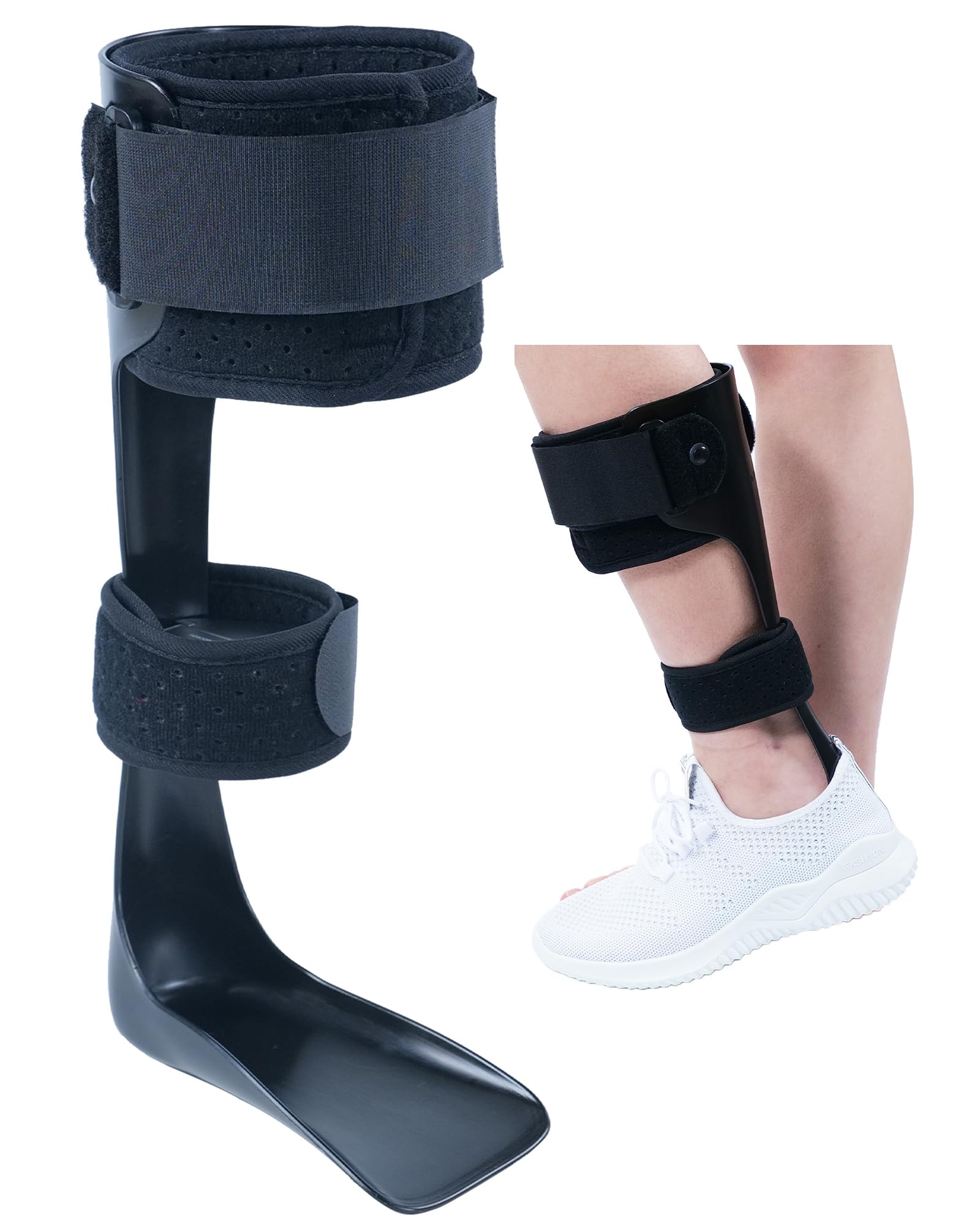 DouHeal AFO Foot Drop Brace, Innovative Half-Foot Design, Shoe-Friendly ...