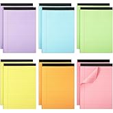 Amazon.com : Gueevin 12 Pcs 5'' x 8'' Colored Lined Legal Pads Letter ...
