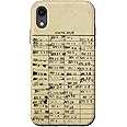 Amazon.com: iPhone XR Library Due Date Cards Stamp Book Return Librarian Vintage Case : Cell ...
