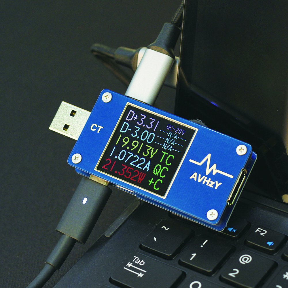 AVHzY USB Power Meter Tester USB Multimeter USB Load Current Tester ...