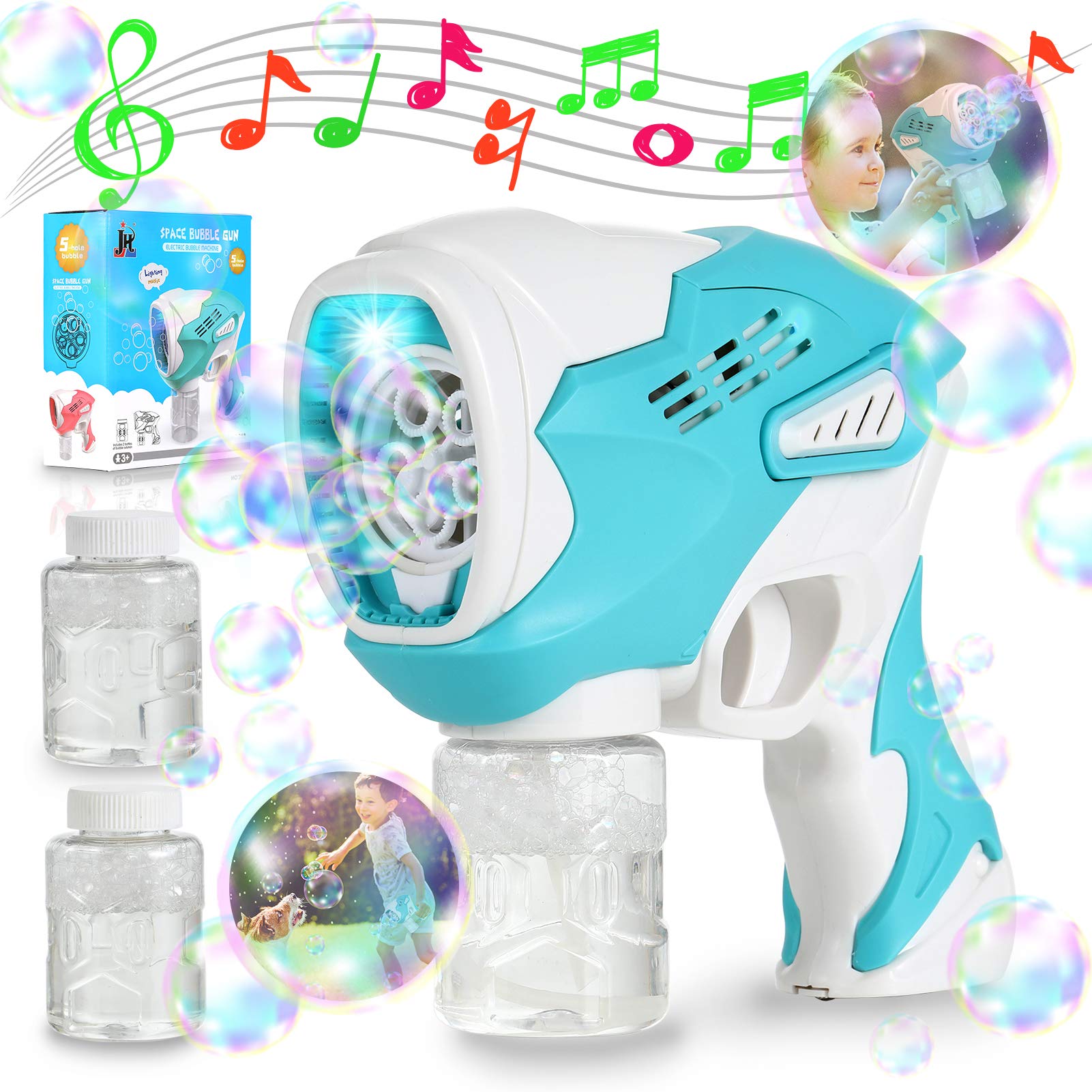 Bubble Guns Kit Whale Automatic Bubble Maker Blower Machine Summer ...