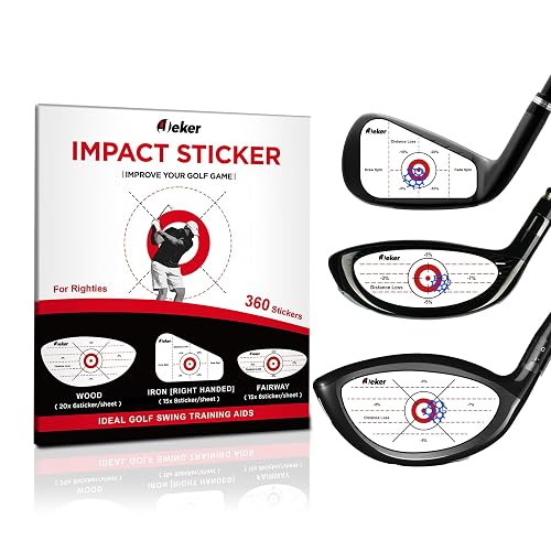 IJEKER Golf Impact Tape - High-Resolution Strike Stickers for Iron ...