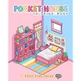 Pocket House Coloring Book: Cozy Miniature Home Interior Designs ...