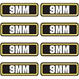 Amazon.com: 9mm Ammo Box Sticker, (3"x1.06",8 Pack) Vinyl Decals for ...