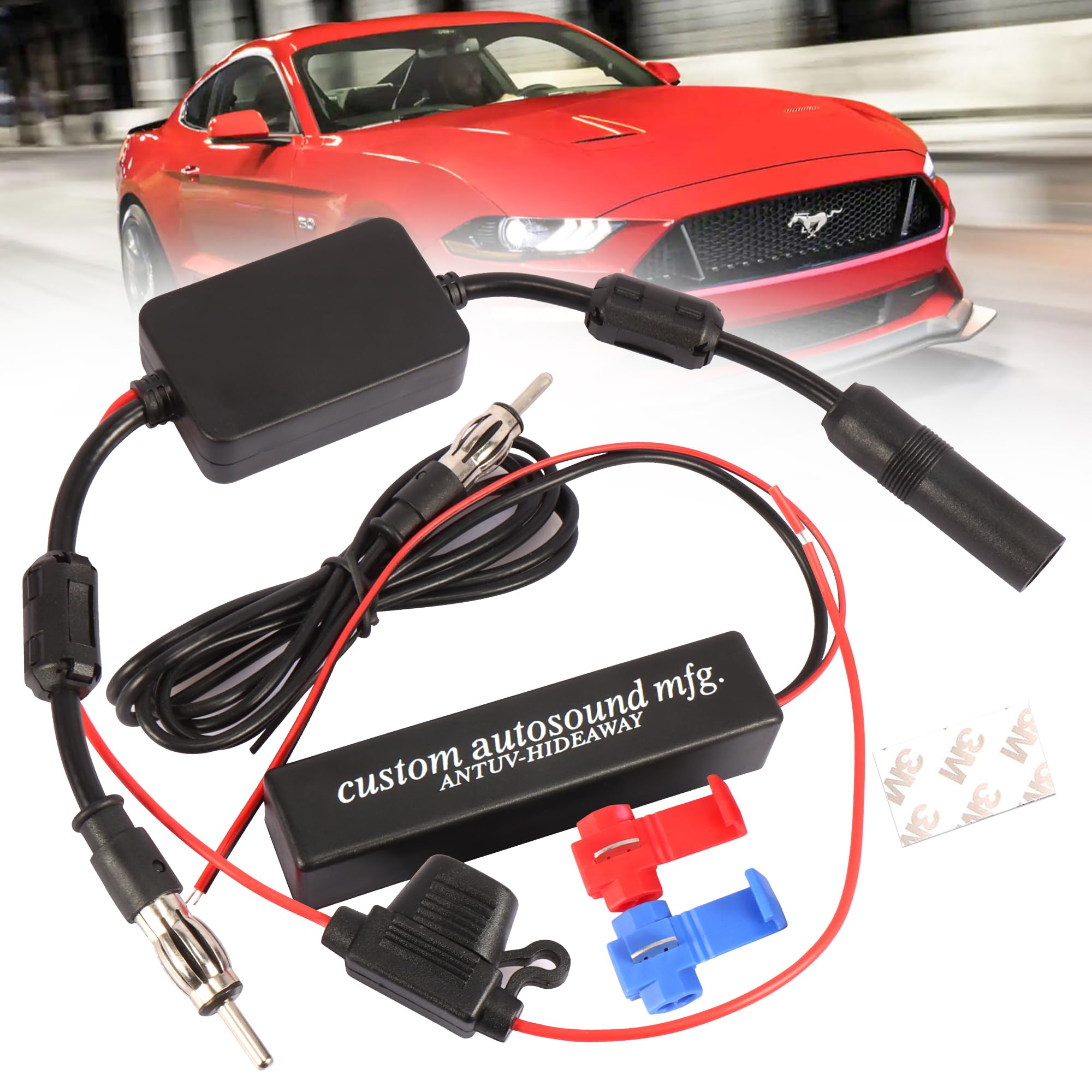Mua BASIKER 12V Universal Car Antenna Booster, Stereo AM FM Car Radio ...
