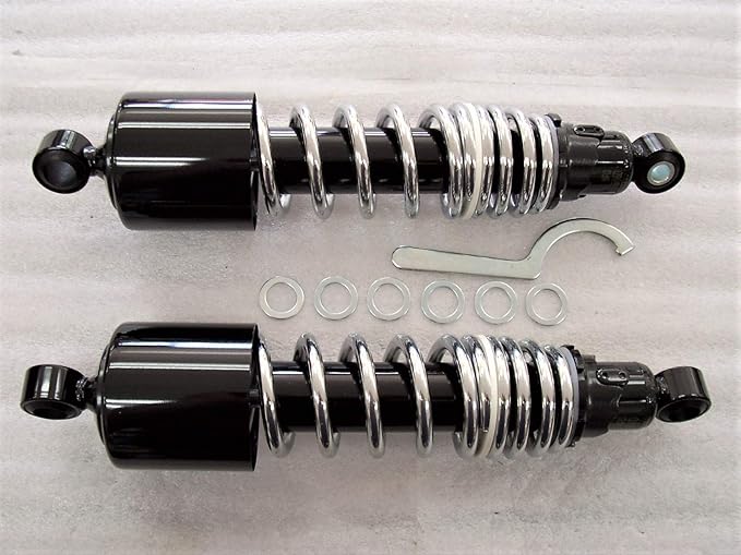 Amazon.com: GL1100 GOLD WING 12.25" BLACK CHROME 1/2" LOWERING BOBBER ...