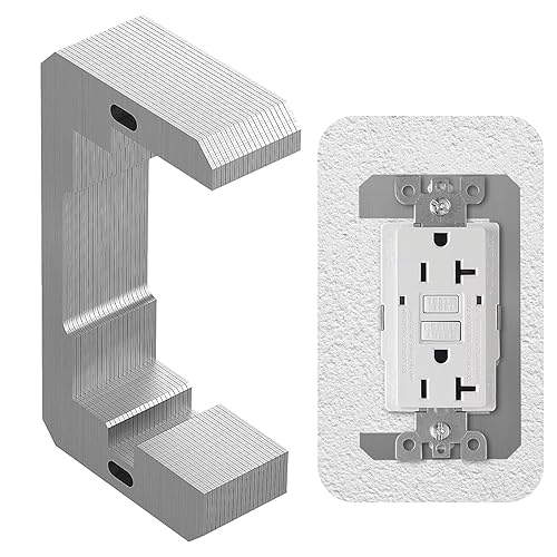 20 Pcs Wall Plate Spacer- Metal Flush Fit Device Leveling Plates ...