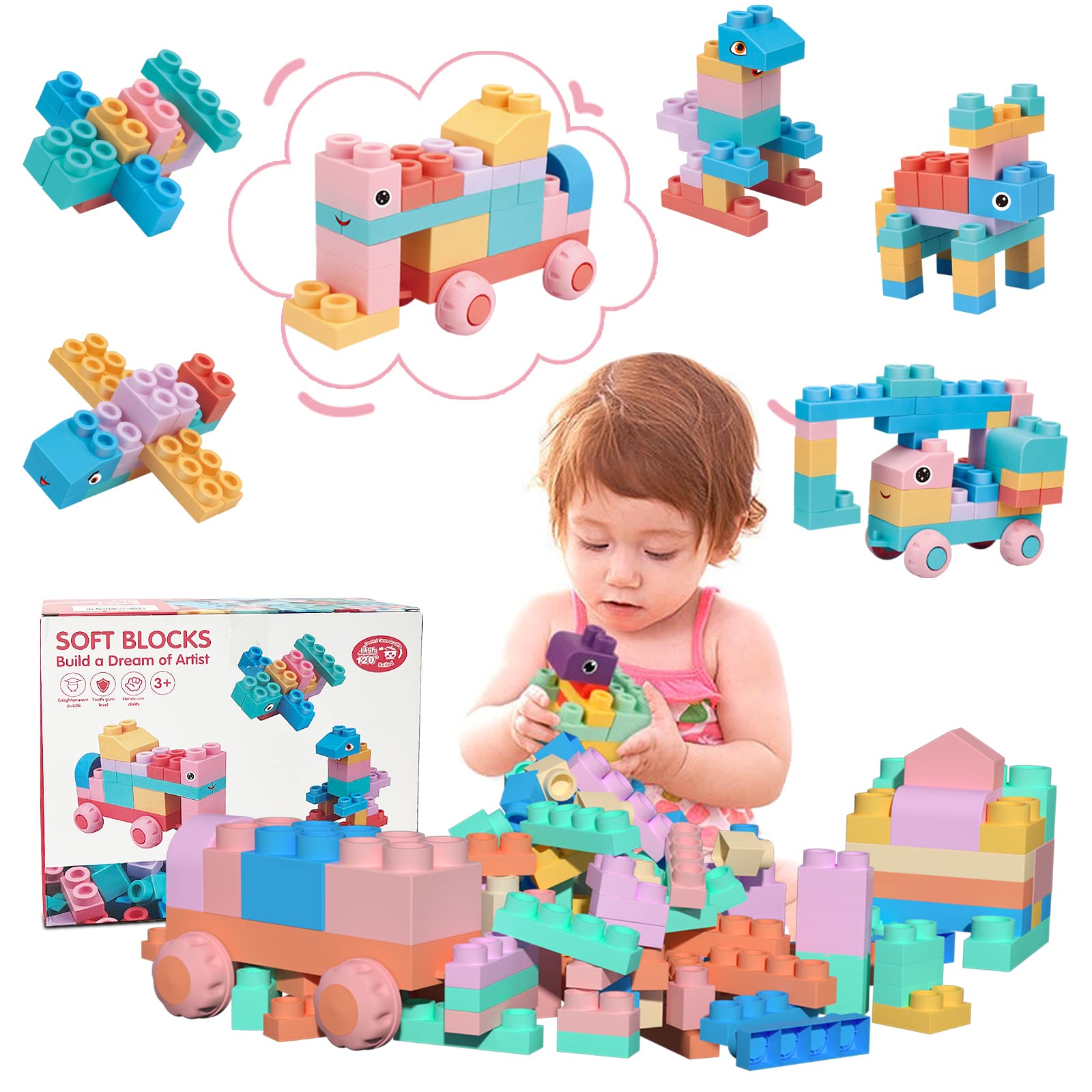 Top STEM Soft Building Block Sets for Kids Aged 18 months to 6 years ...
