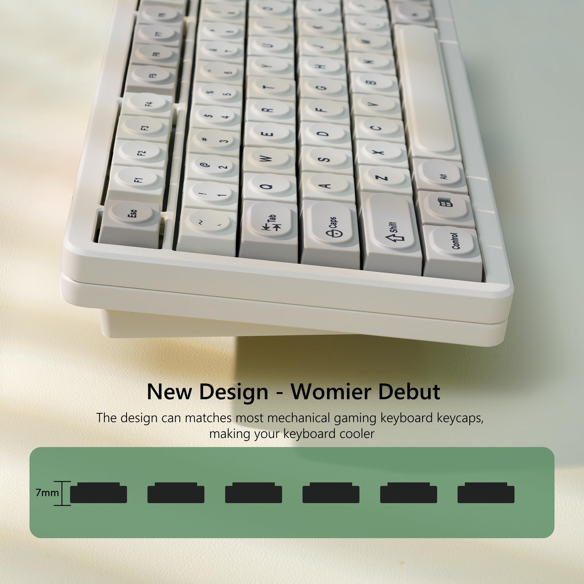 Mua Womier Retro Keycaps, PBT Keycaps 60 65 75 100 Percent, Building ...
