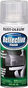 Rust-Oleum 214944 Reflective 10-Ounce Spray, Reflective, Spray Paint ...