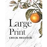 Large Print Check Register : Easy To Read Checking Account Register for ...