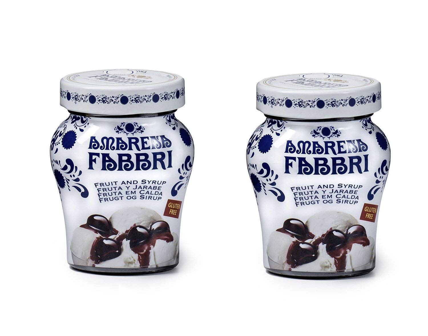 Amazon.com : fabbri Amarena Wild Cherries in Syrup Crock, 600g ...