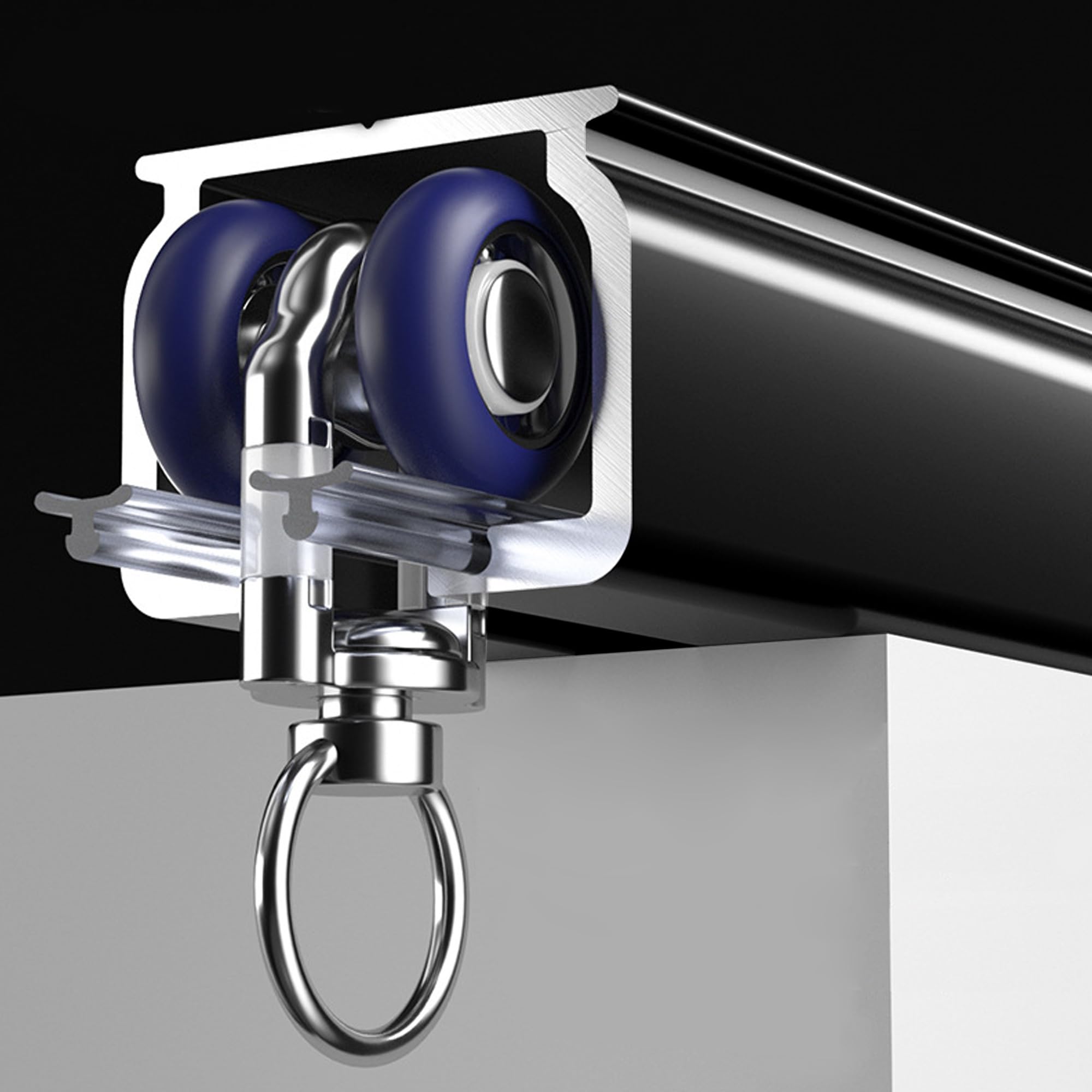 Ceiling Curtain Track Ceiling Mounted Curtain Rail for Curtains, Drapes ...